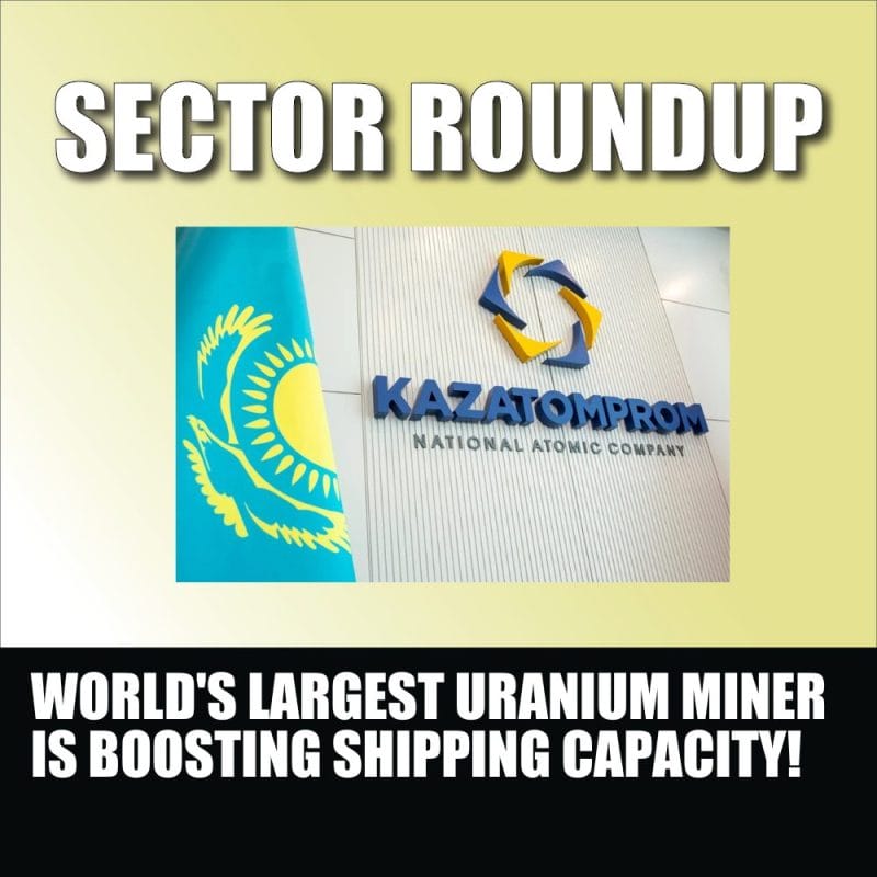 The world's largest uranium producer is boosting shipping capacity!