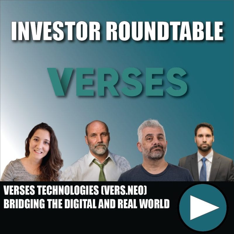 Verses Technologies (VERS.NEO) bridging the digital and real world ... Verses Technologies (VERS.NEO) bridging the digital and real world ...