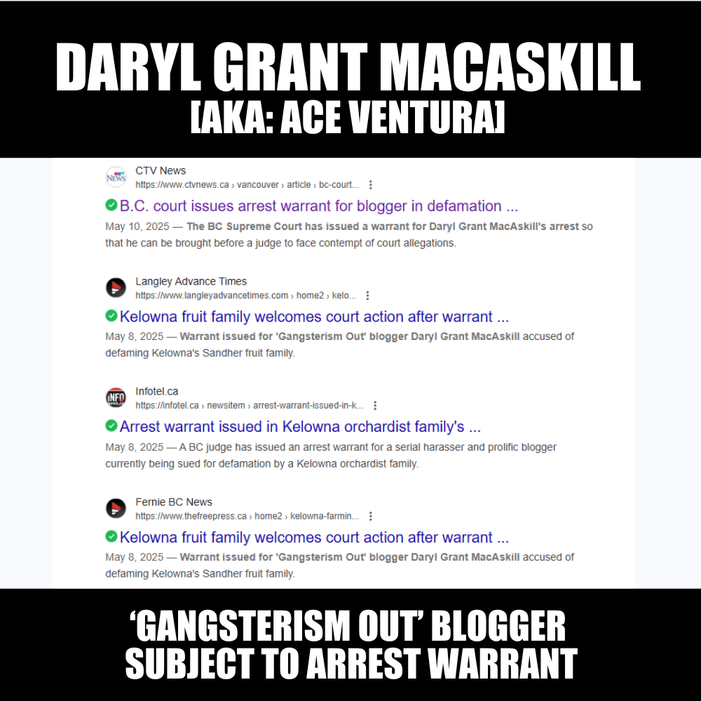 Update: Rogues Gallery: Racist 'Gangsterism Out' blogger Daryl Grant ...